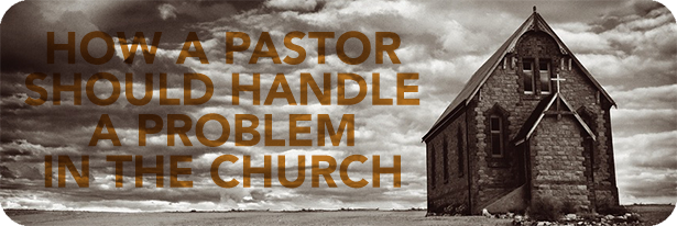 Anglicans Ablaze: How Should a Pastor Handle a Problem in the Church